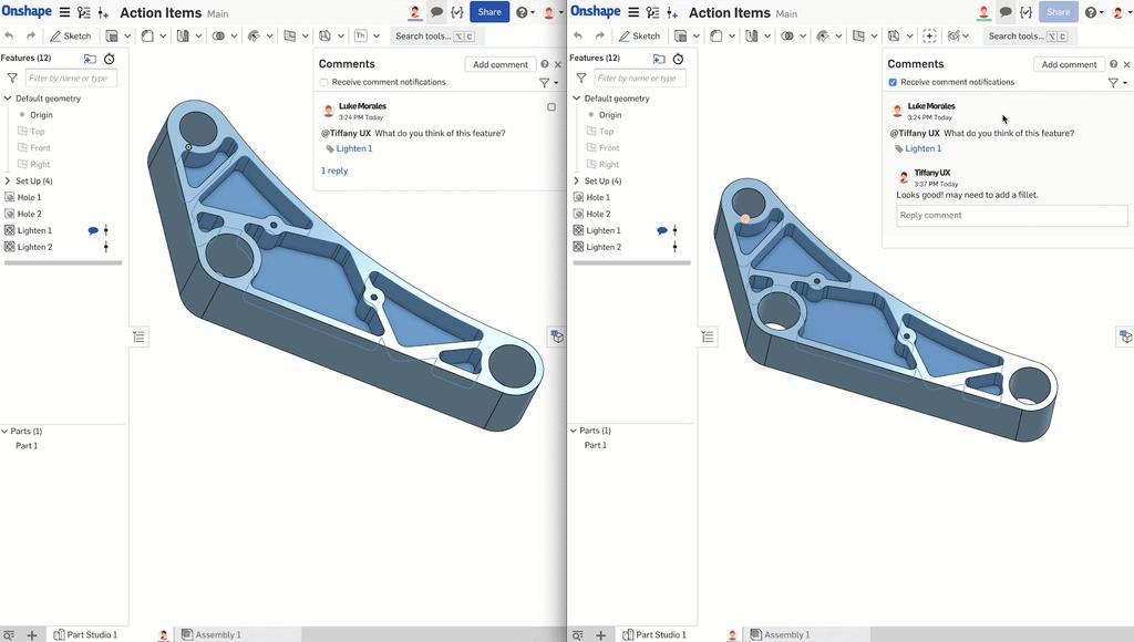 Tech Tip: Optimizing Onshape Action Items