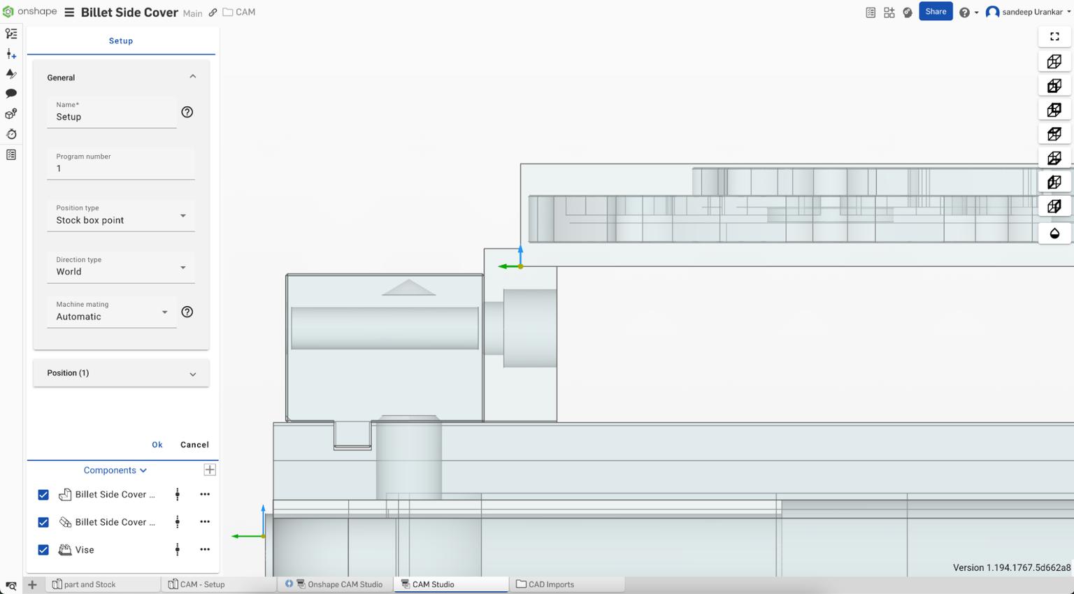 Export G-Code from CAM Studio