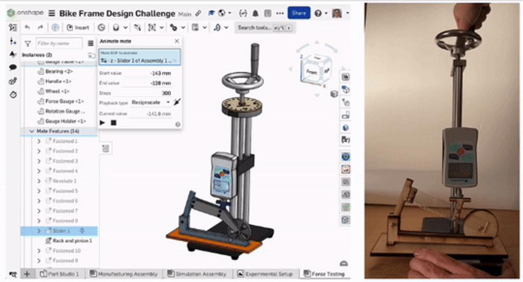Bicycle Frame Design Challenge - Onshape