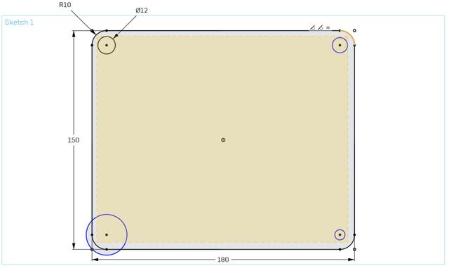 Box or Drag Selection in Onshape Sketches