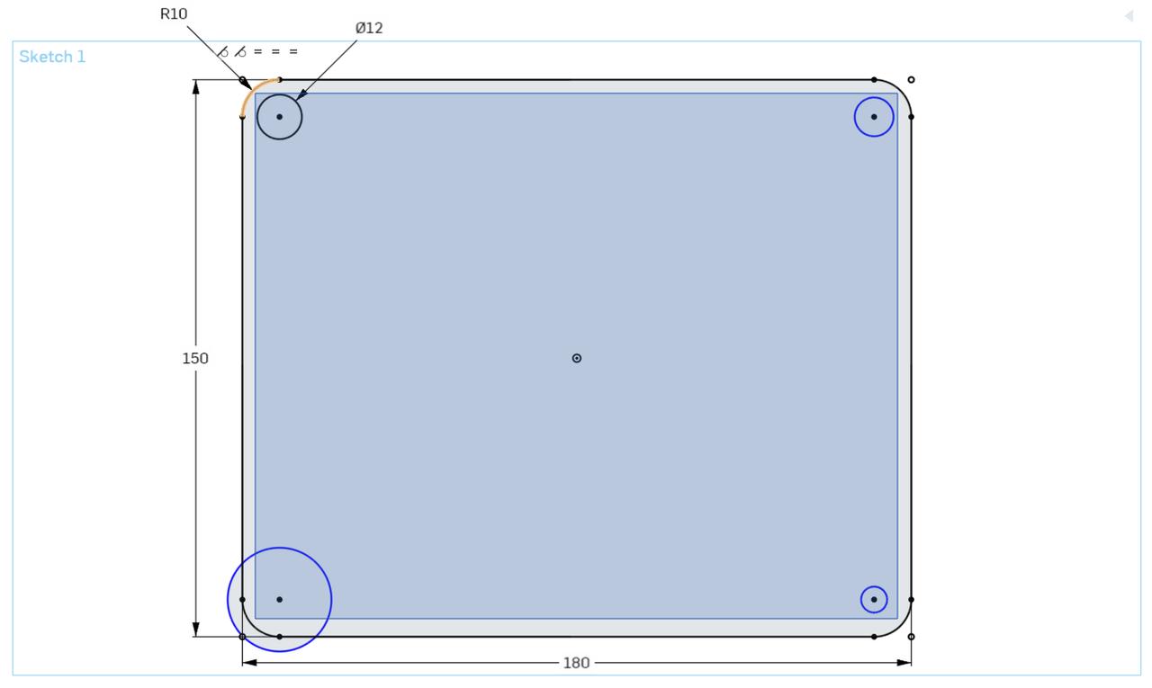 Box or Drag Selection in Onshape Sketches