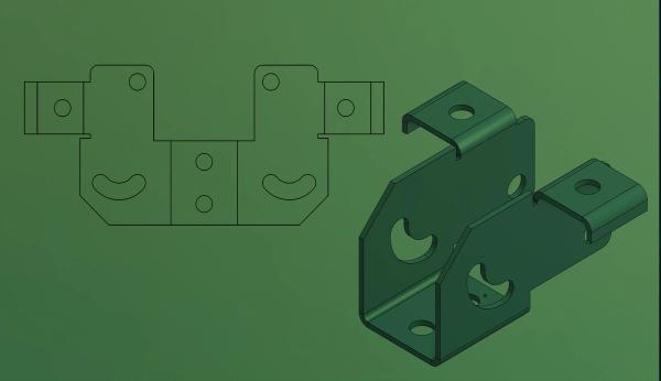 Using DXF Flat Patterns to Create a Sheet Metal Model - Onshape