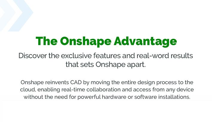 The Onshape Advantage (INFOGRAPHIC)