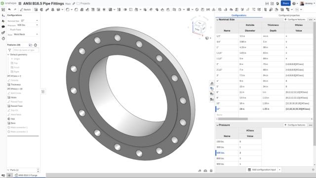 Arrays with Configurations - Onshape