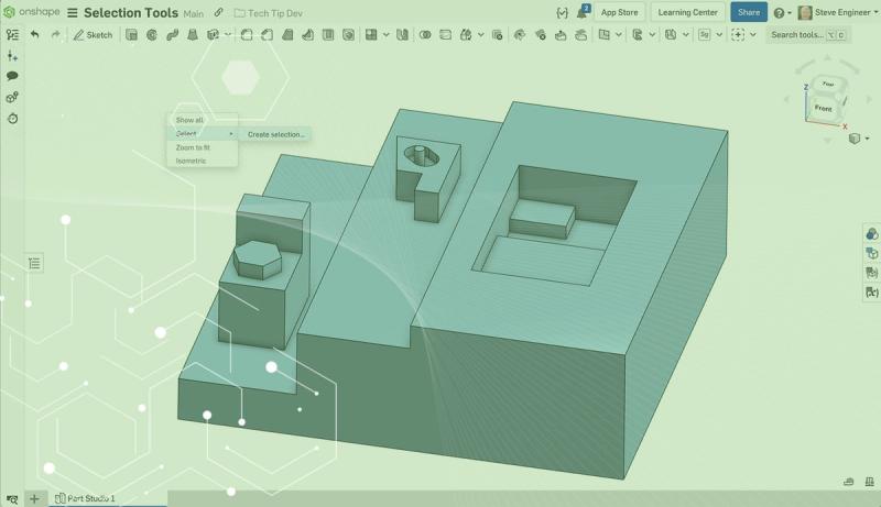 Tech Tip: Using the Create Selection Tool in Onshape