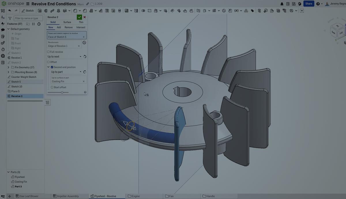 New Features - Link Part Studio Context to Assembly Named Positions, Adaptive Cutting Options ...