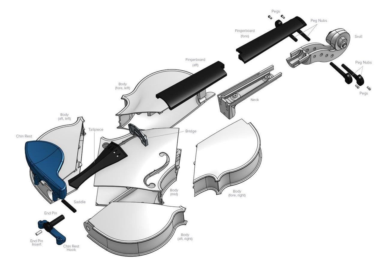 Make Beautiful Music with a 3D-Printed Violin