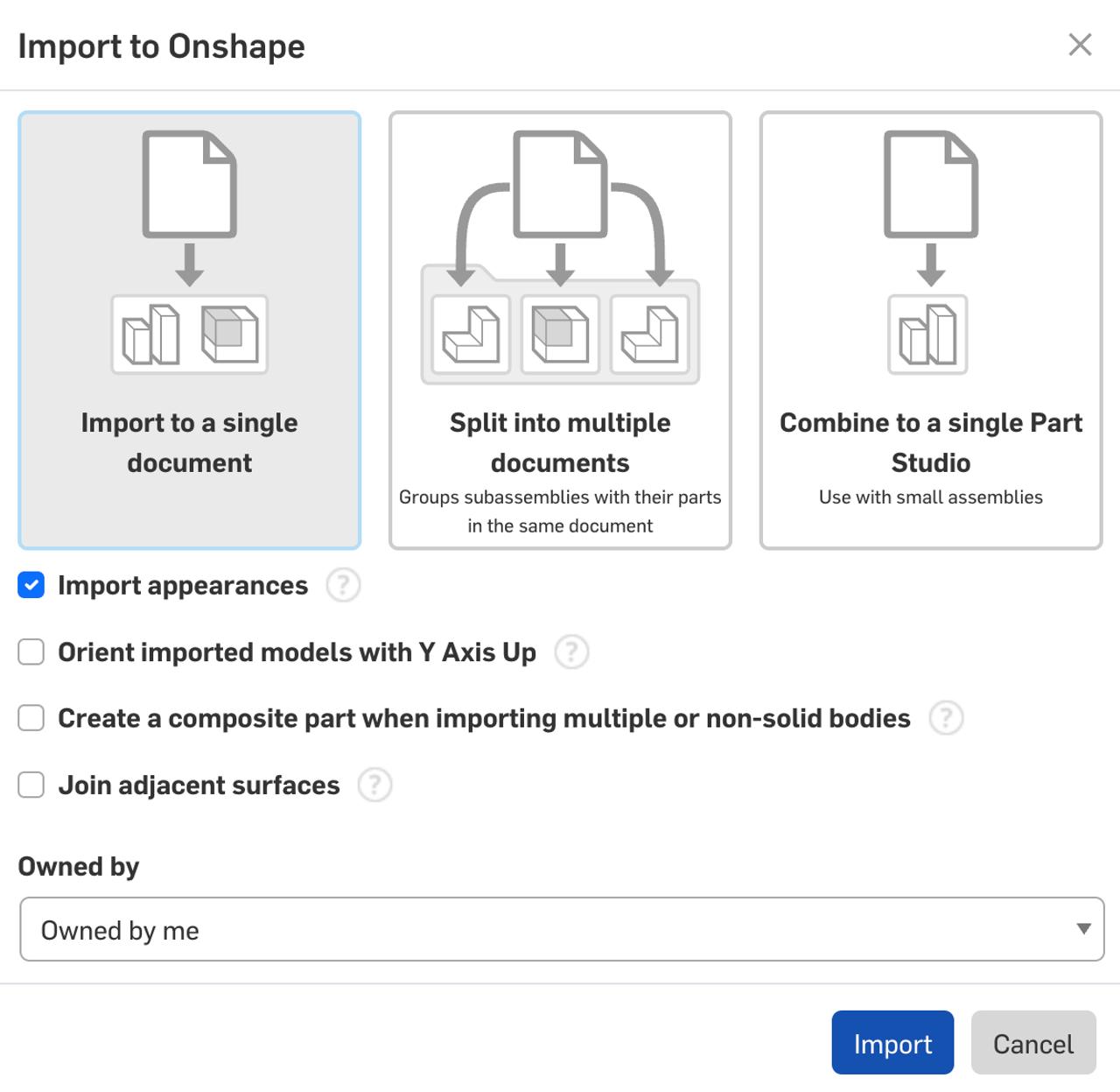 Create Positioned Part Studios and Structure from an Imported Assembly