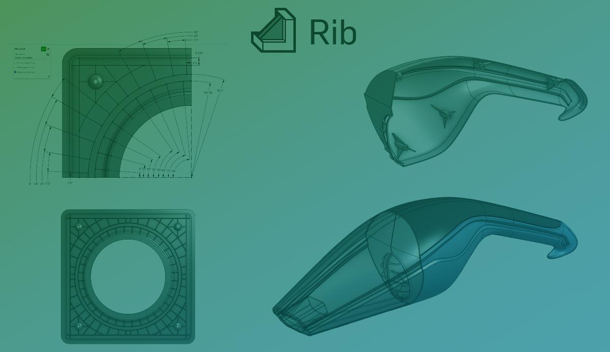 Creating Drafts with the Rib Feature