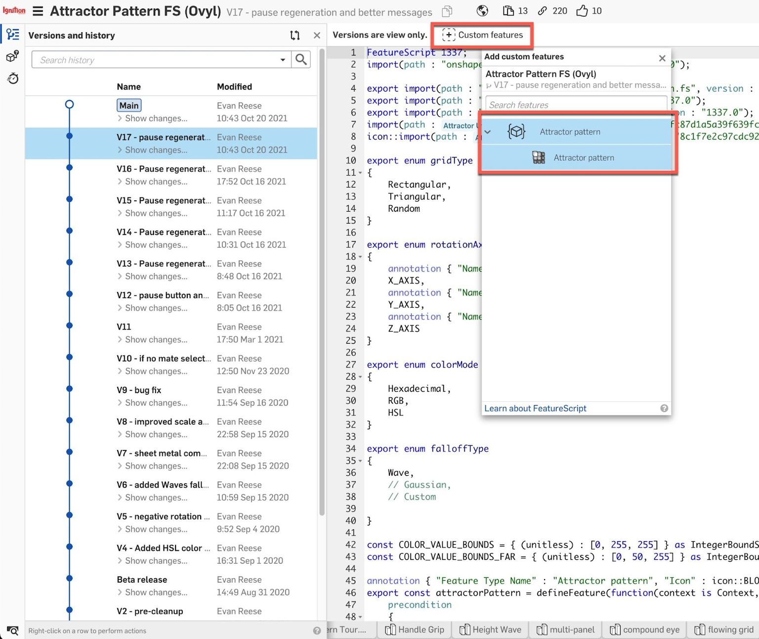 Tech Tip: Using Custom Features and the Parametric Replicate Tool