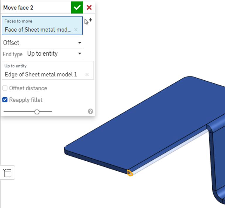 Modifying Sheet Metal Corners - Onshape