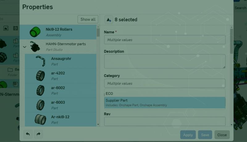 Optimizing Property Editing and Release Workflow - Onshape