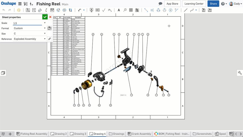 Tech Tip: Switching Onshape Drawing Templates