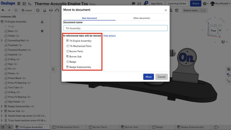 Tech Tip: How to Move Onshape Documents Without Moving References
