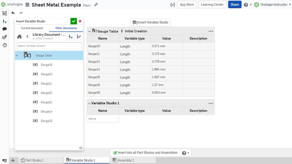 Tech Tip: Using Onshape’s Variable Studios to Drive Sheet Metal Design