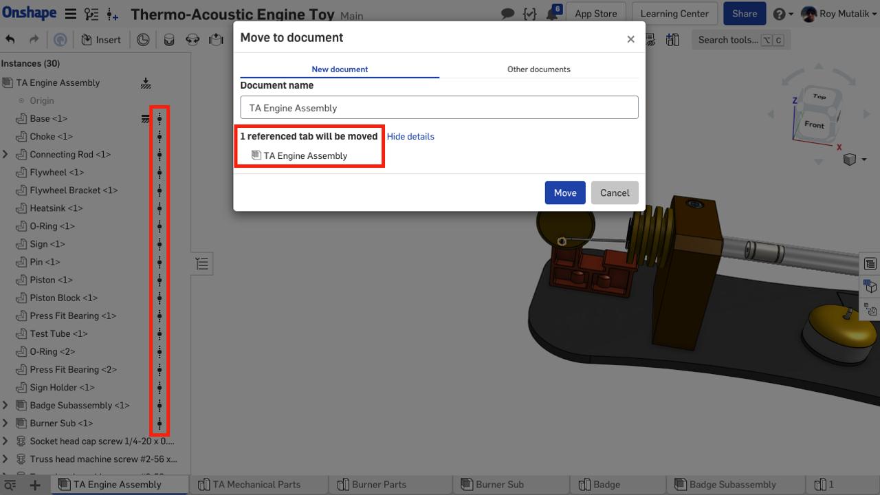 Tech Tip: How to Move Onshape Documents Without Moving References