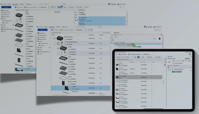Navigating CAD Data with Documents, List View, and Structure View