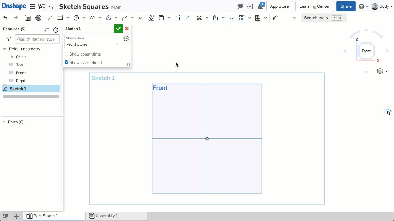 Tech Tip: Sketching a Perfect Square