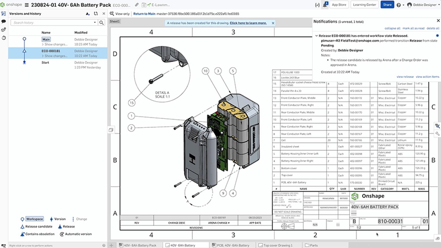 CAD, PDM & PLM Integration: Onshape-Arena Connection
